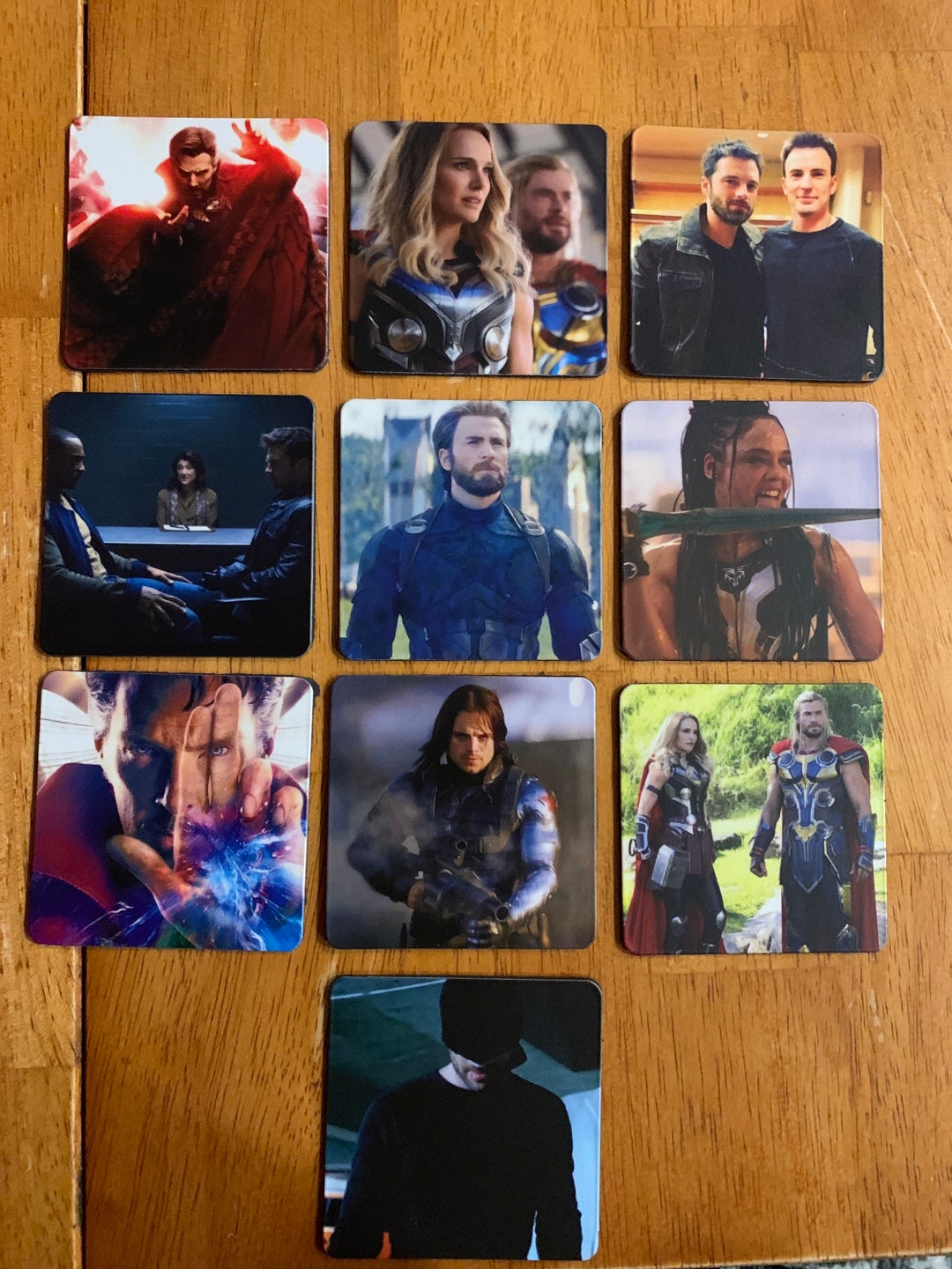 Marvel Superhero Cast Character Magnets - Etsy