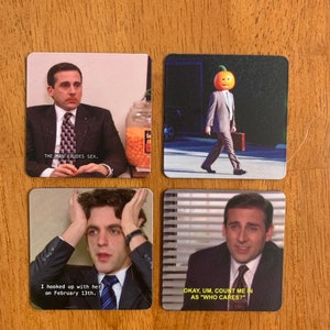 1/4 the Office Custom Made Funny Character Meme Magnets - Etsy