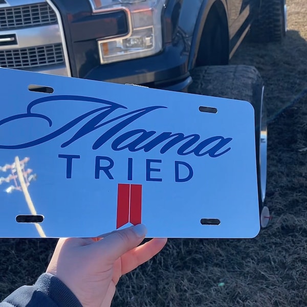 Mama License Plate - Etsy