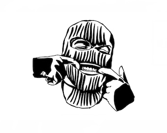 Gangster Decal - Etsy