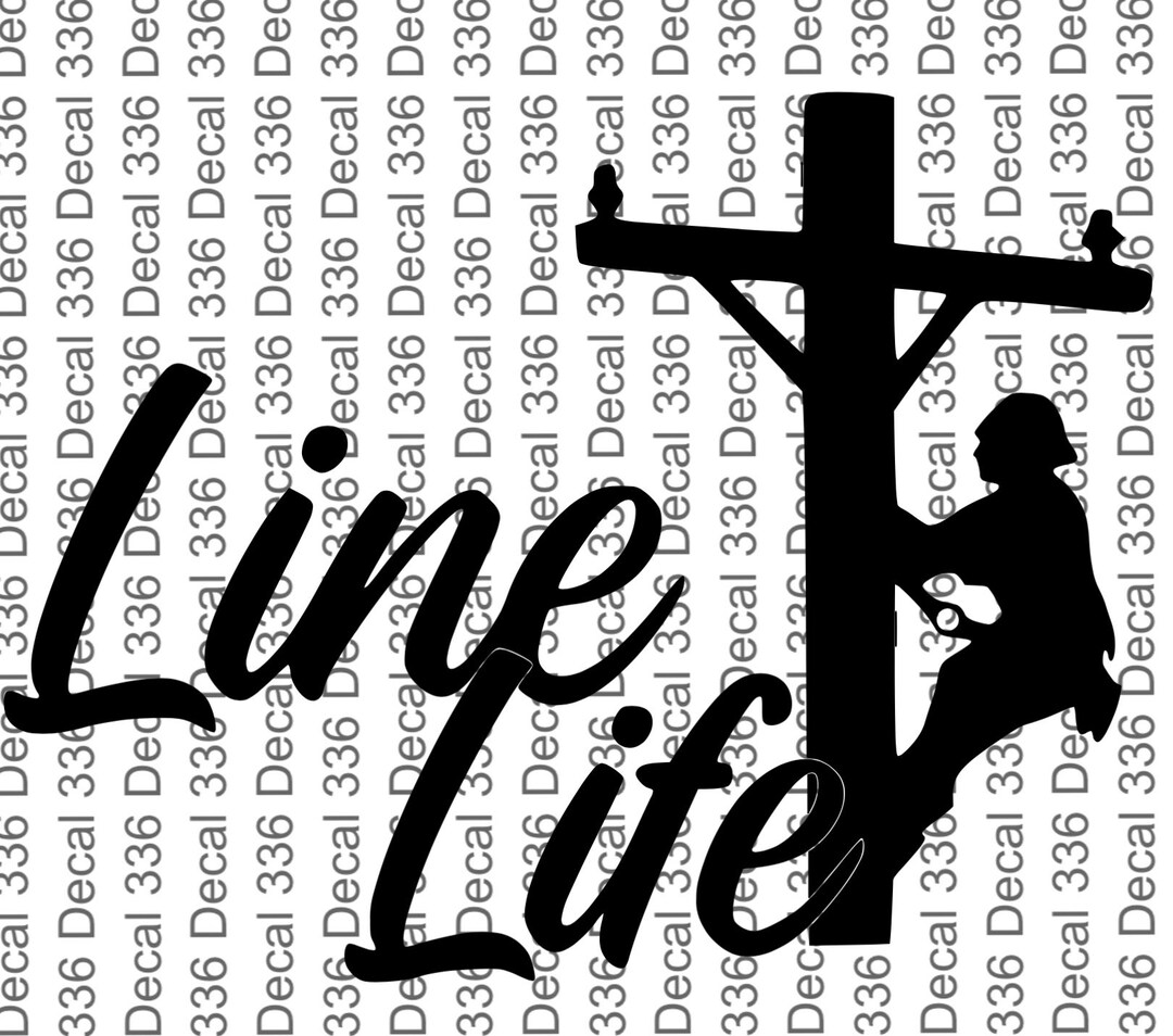 Line Life Vinyl Decal - Etsy