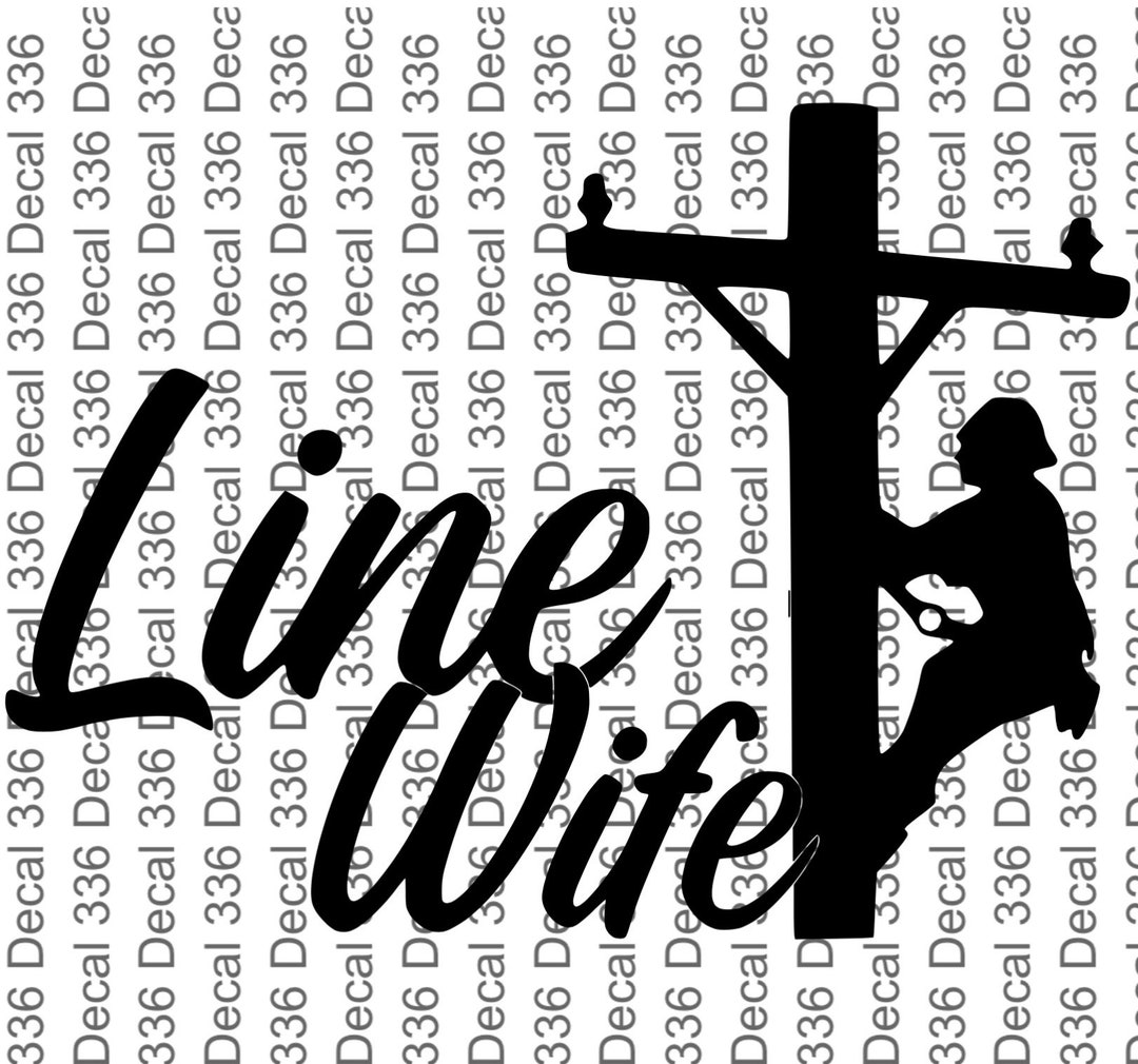 Line Wife Vinyl Decal - Etsy