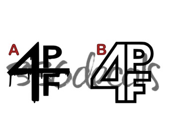 4PF Vinyl Car Decal Four Pockets Full Car Decal - Etsy