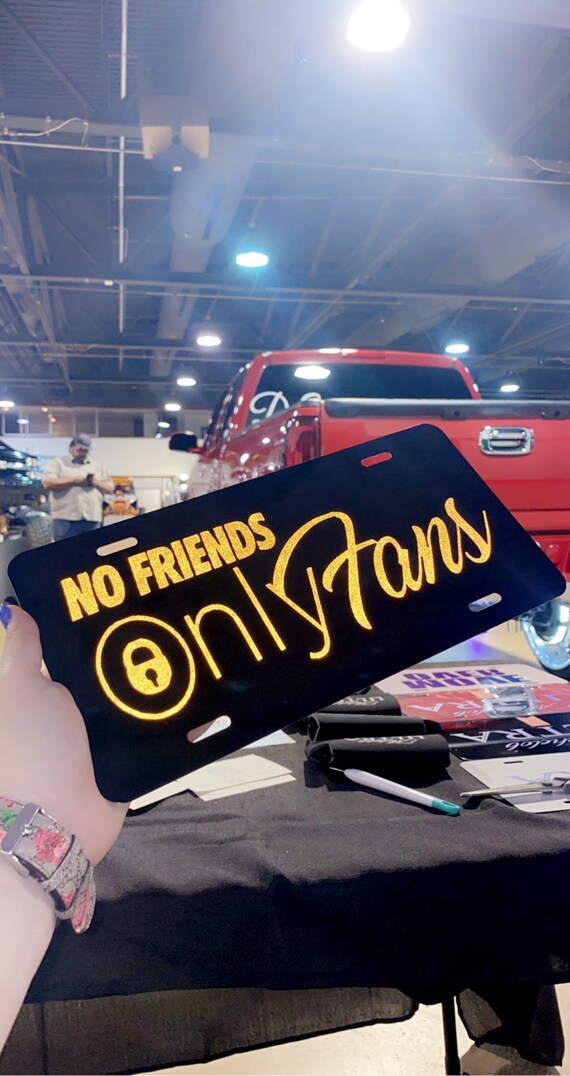 No Friends Only Fans License Plate License Plate | Etsy