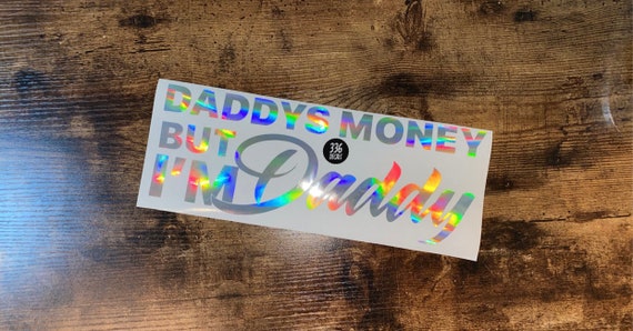 Stickers, Labels & Tags Paper & Party Supplies Paper Daddy’s Money But ...