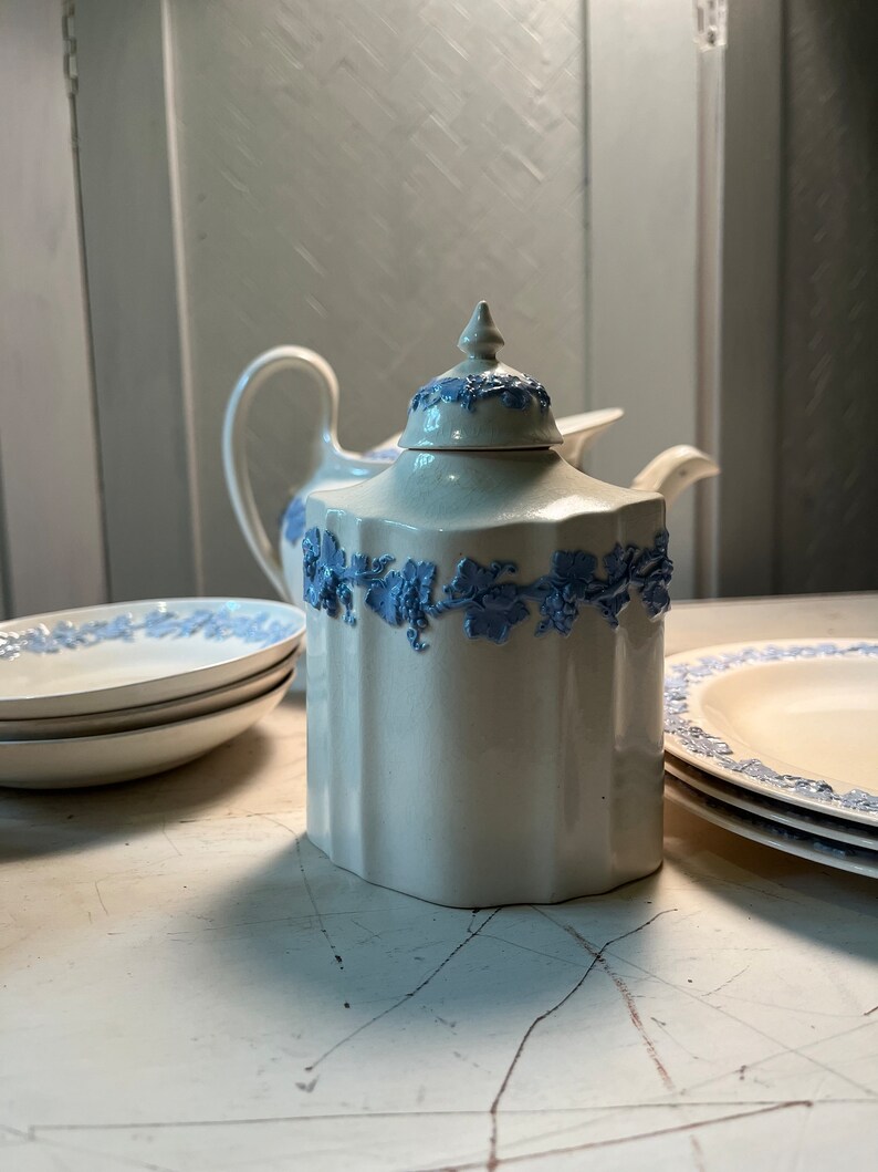 Antique Wedgwood Queens Ware Tea Set - Etsy