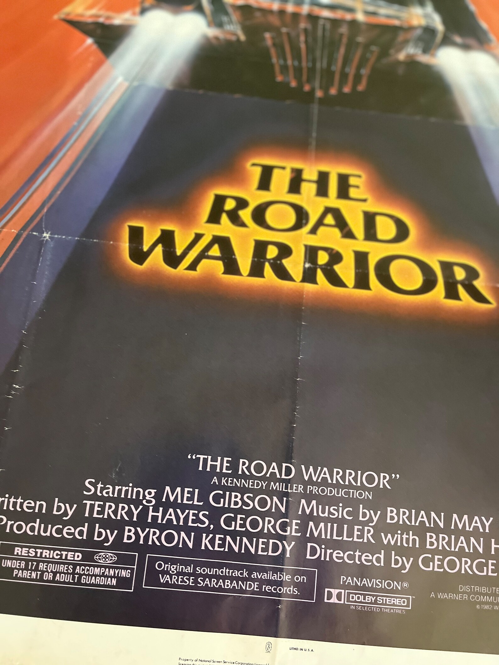 The Road Warrior Movie Poster - Etsy