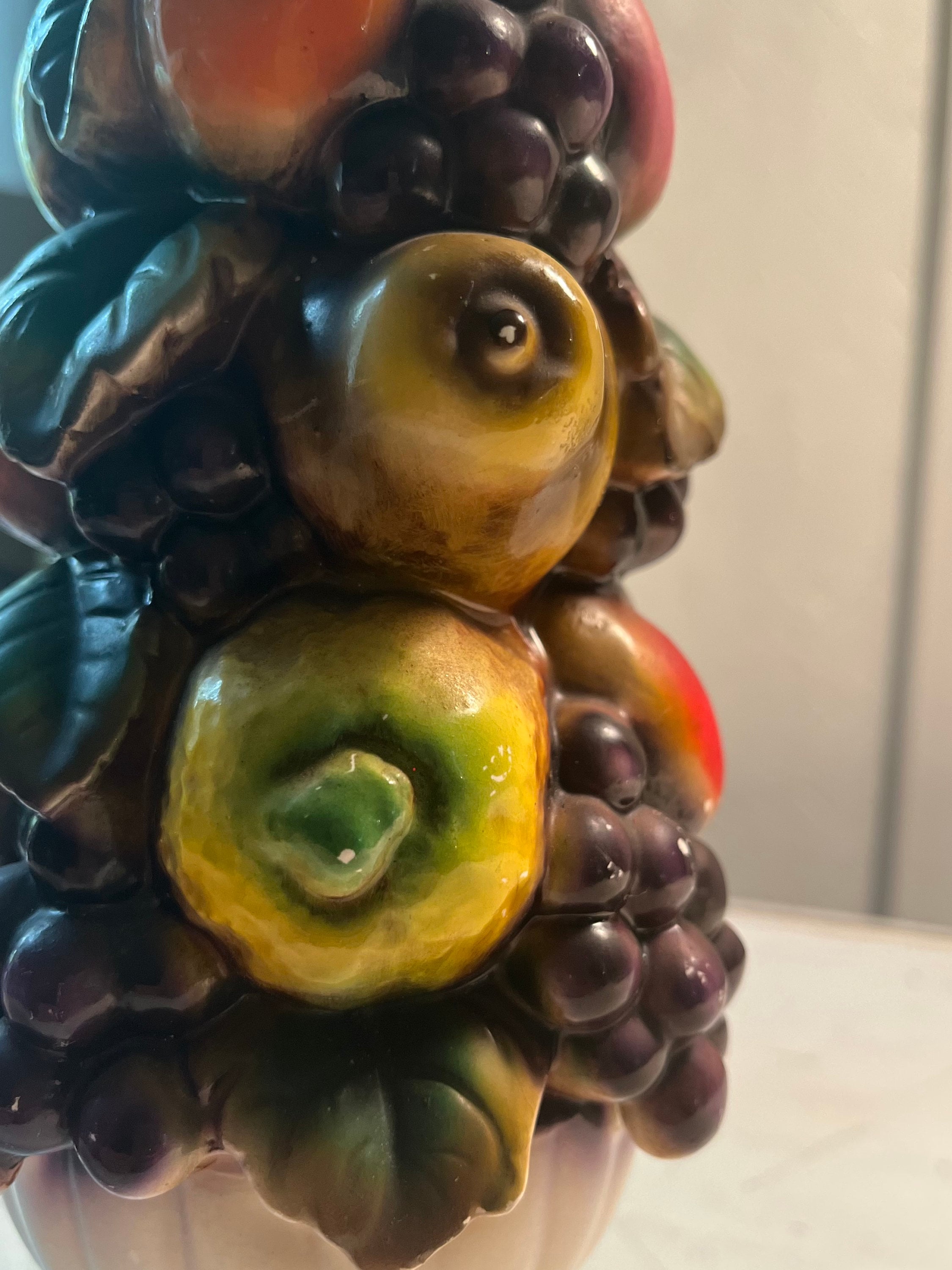 Vintage Fruit Ceramic Topiary - Etsy