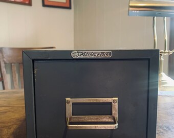 Vintage Card Catalog With Mid Century Legs - Etsy