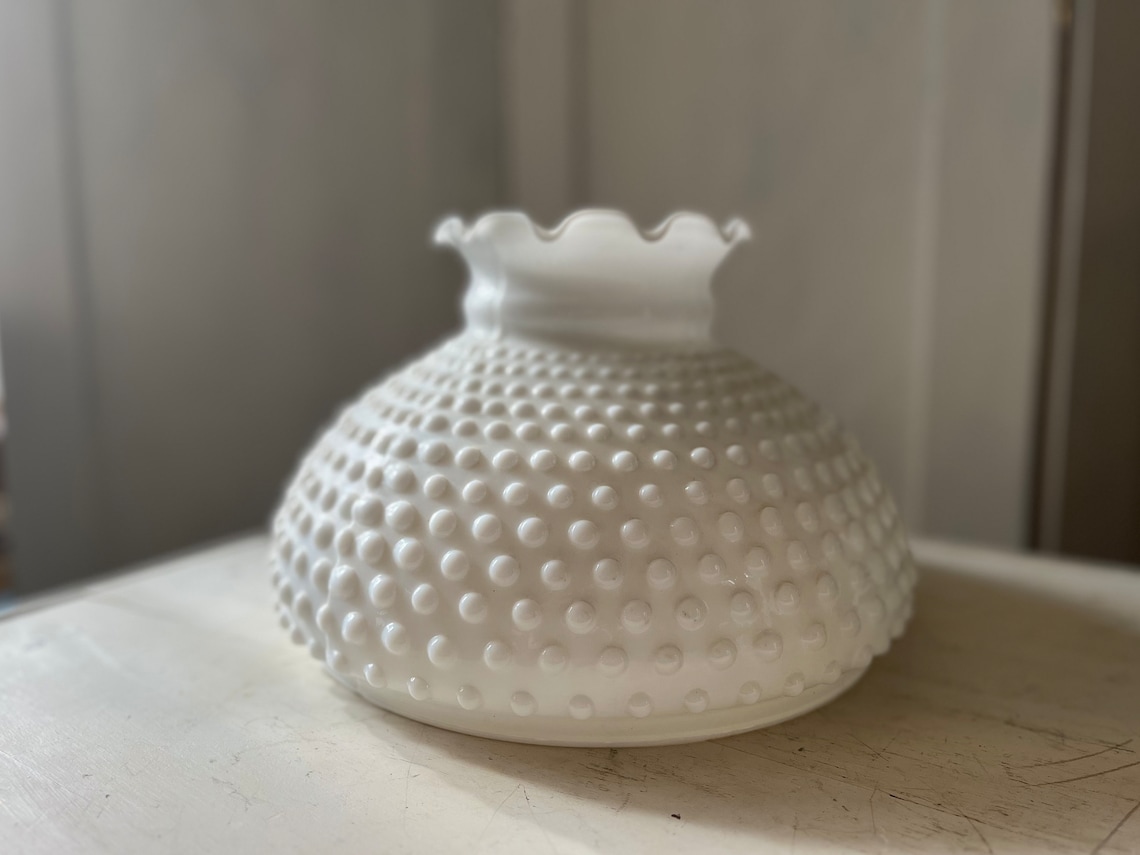 Milk Glass Lamp Shade