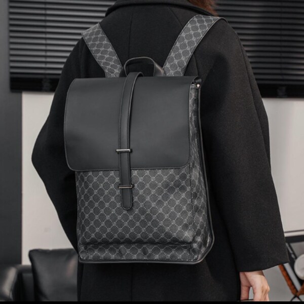 Pu Leather Backpack Woman - Etsy