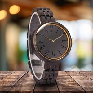 Wood Watch Woman Wooden Watch Personalised Gift for Her Womens - Etsy UK