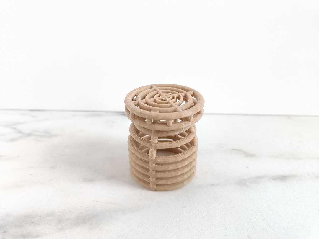 Dollhouse Side Table. Rotan Rattan Miniature Decoration 1/12 1:12 Retro ...