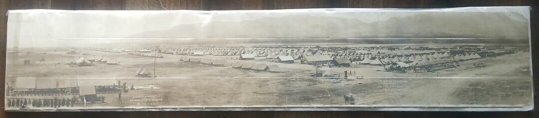 Original Camp Stewart El Paso Tx 1916 Pancho Villa Pa Division Vintage ...
