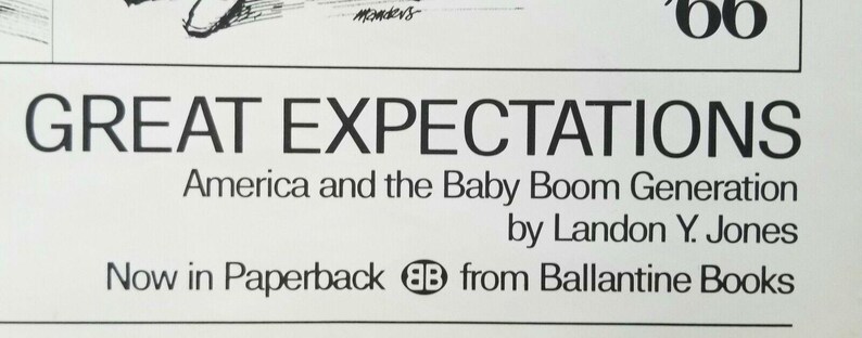 Great Expectations America and Baby Boom Generation Poster 22X17 ...