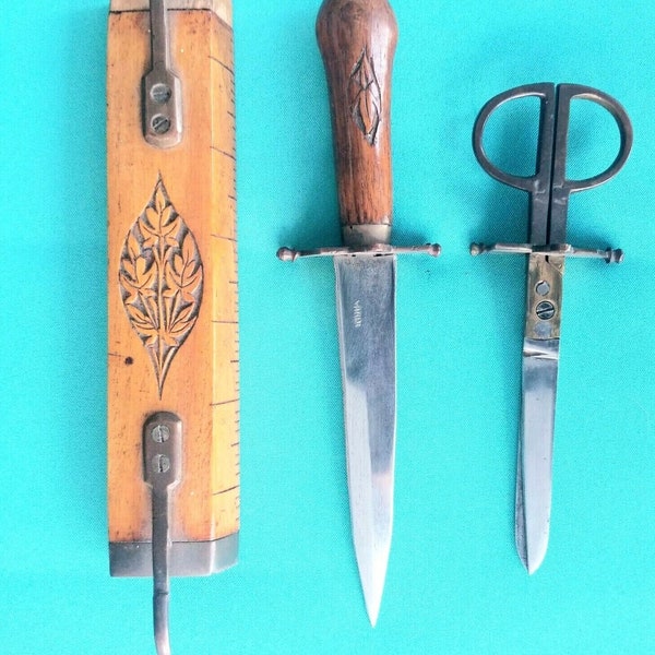 Desk Set Scissors Letter Opener - Etsy