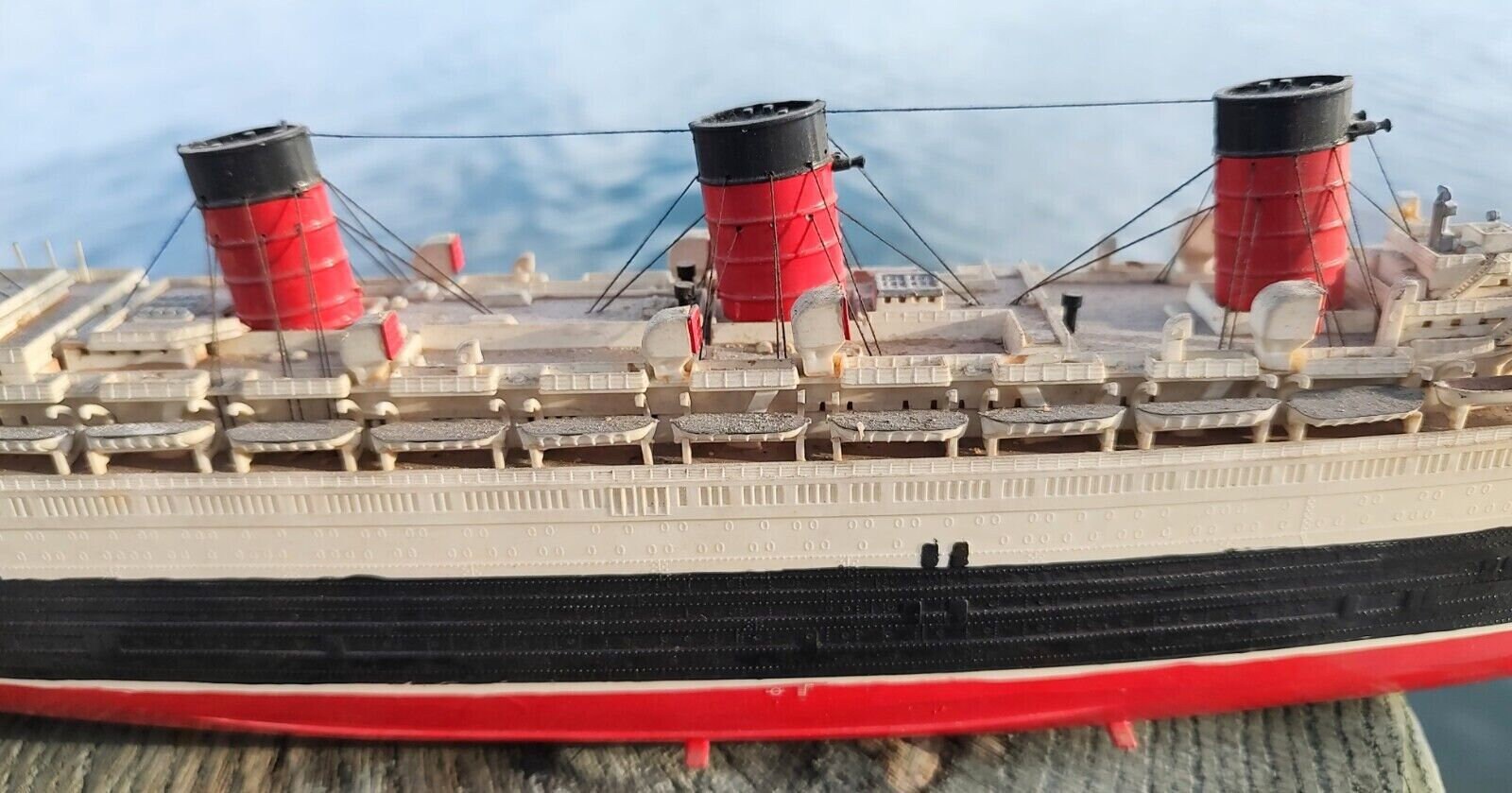 Rms Queen Mary Ship Model 21 Vintage C1960s Assembled Revell Etsy