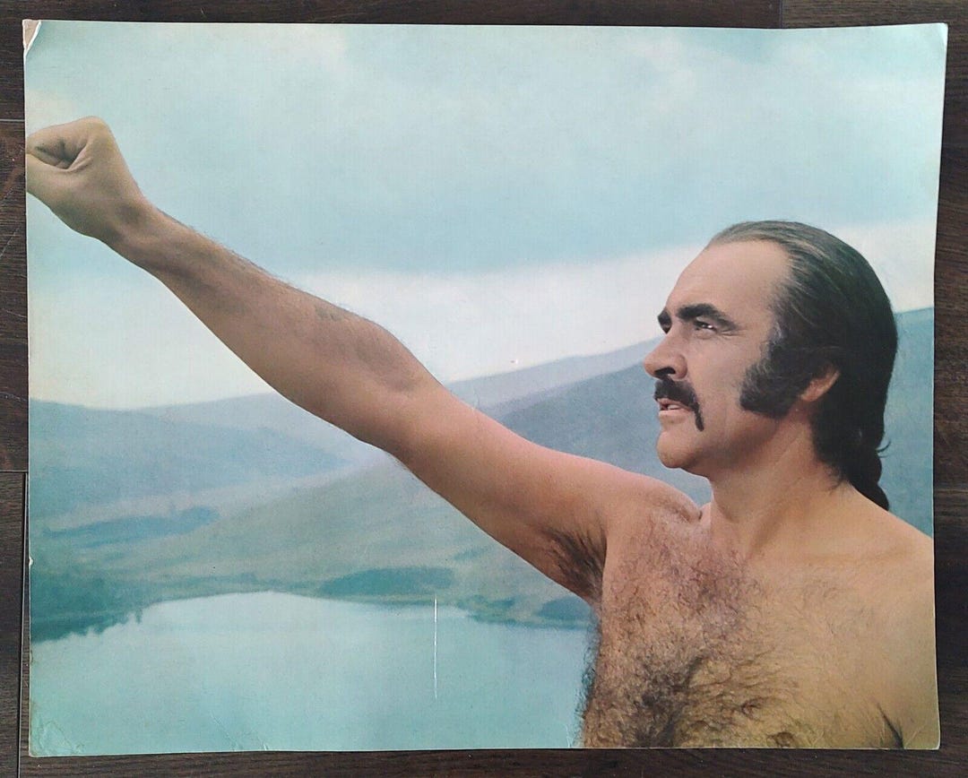 Zardoz Movie Poster Original 1974 Sean Connery 20X16 Italy Vintage Rare ...