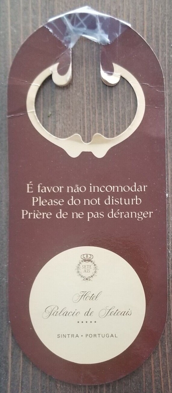 Vintage Maid Service Do Not Disturb Sign Hotel Palacio Seteais - Etsy