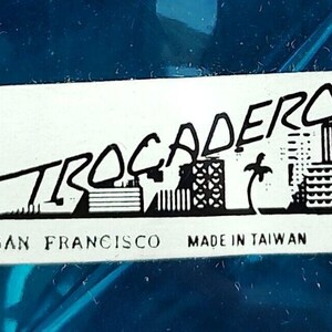 Betty Boop Blue Tote Bag Trocadero San Francisco Pvc Large 17X15 ...