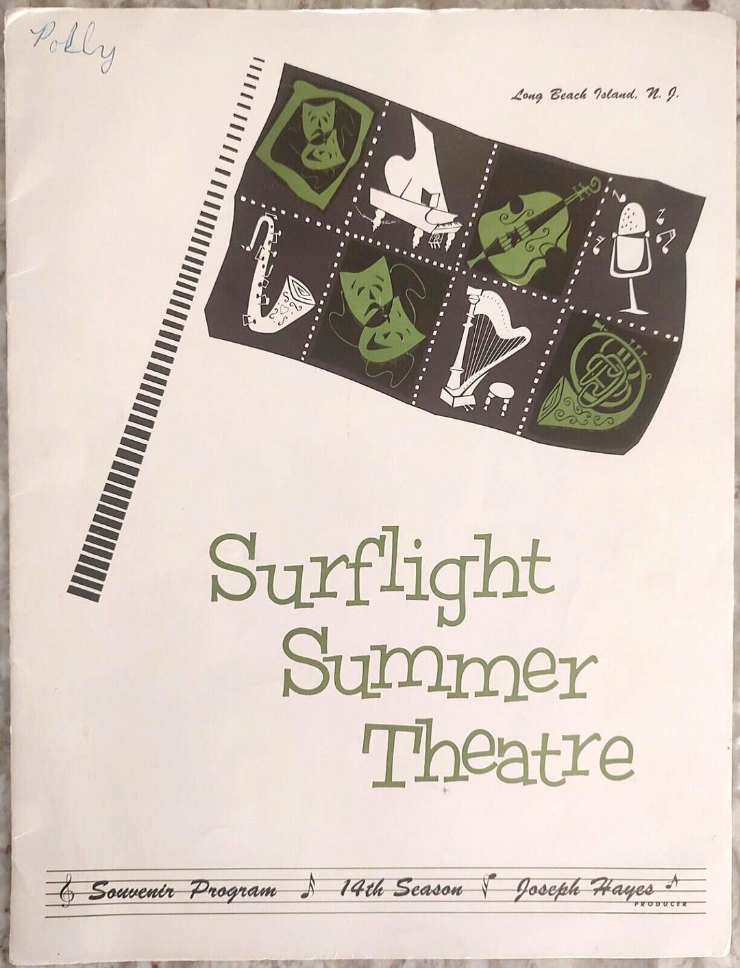 Vintage Surflight Theatre Program 1963 Cast Signed Long Beach Island ...