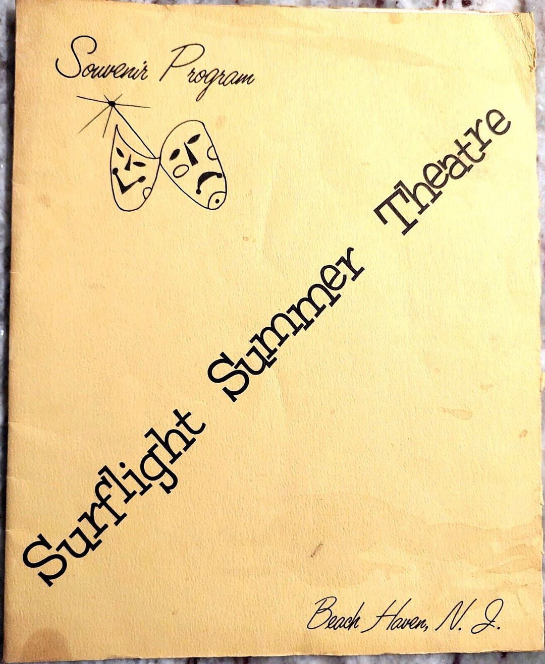 Vintage Surflight Theatre Program 1953 Beach Haven Long Beach Island ...