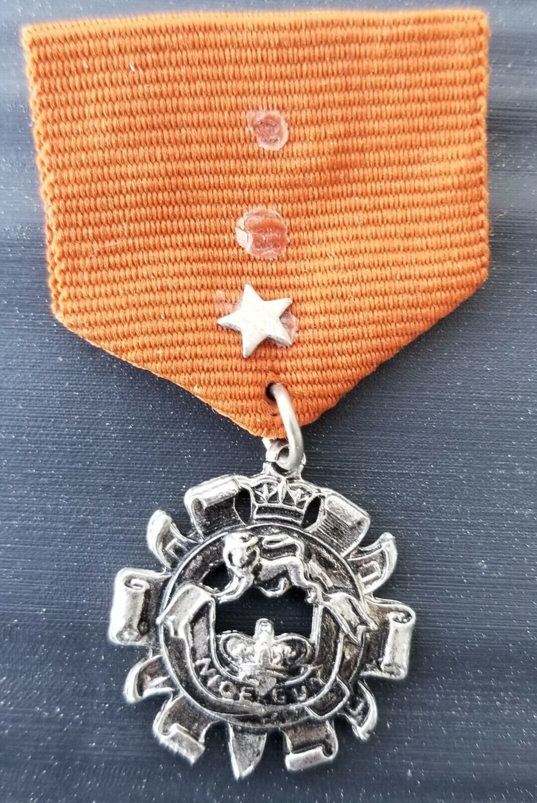 Vintage Great Britain British Uk? Nice Guy Medal 3-star Ribbon Military ...