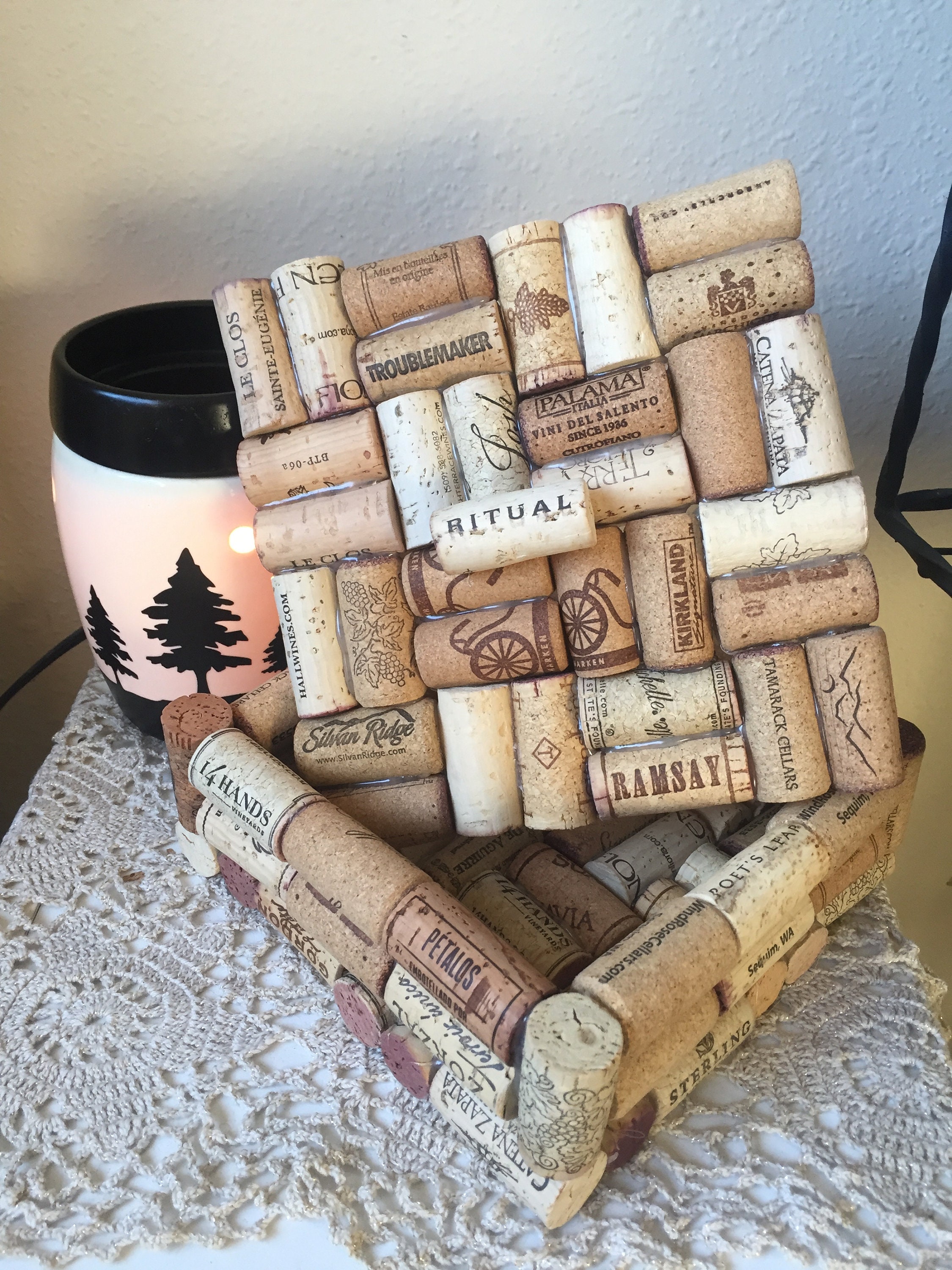 THE RITUAL Handmade Cork Box, Box Made From Corks, Manifestation Box ...