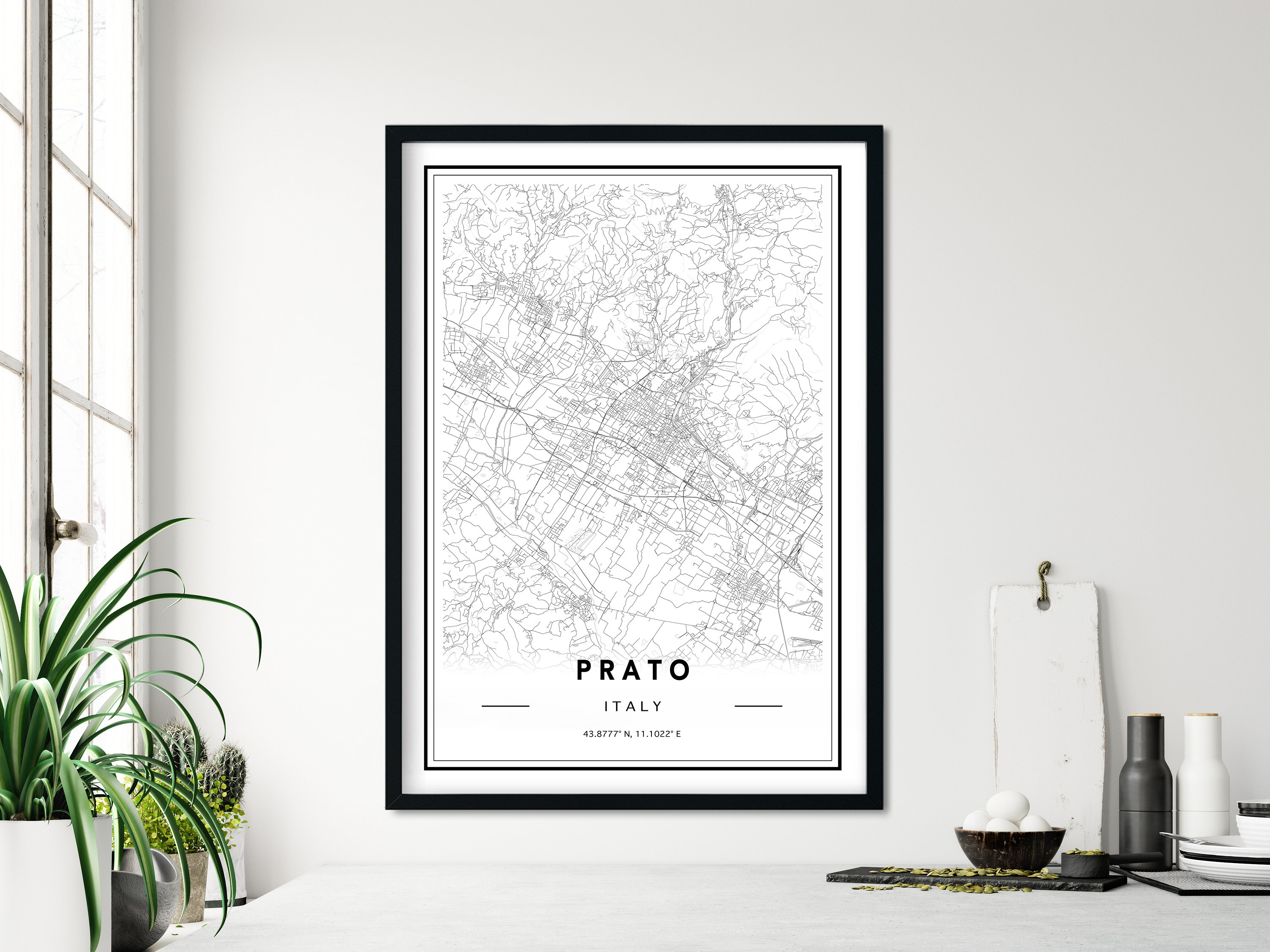Wasco Prato Italy Map