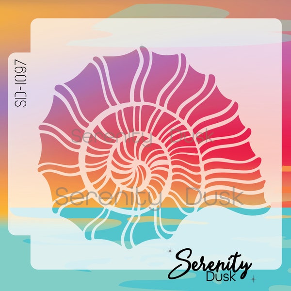 Spiral Stencil Large - Etsy