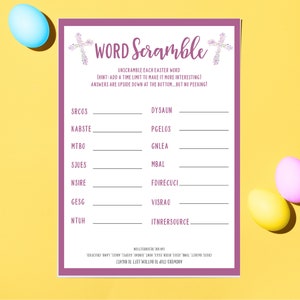 Easter Printable Games Bundle, Faith Based Games, Printable Activities ...