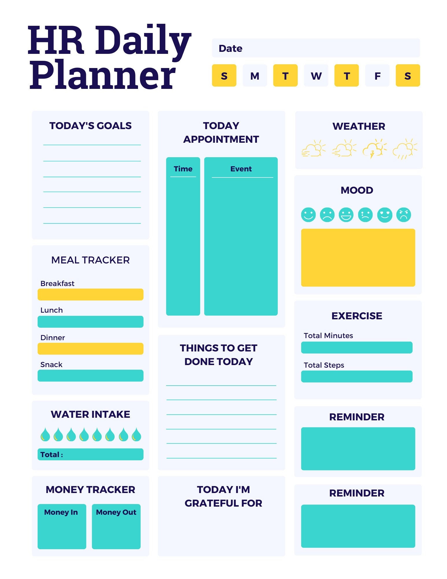 2024 2025 HR Planner Template - Etsy