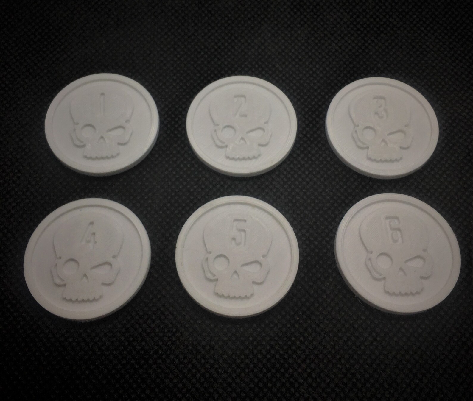 Skull Token Objective Marker Wargaming Token 40mm Objective | Etsy