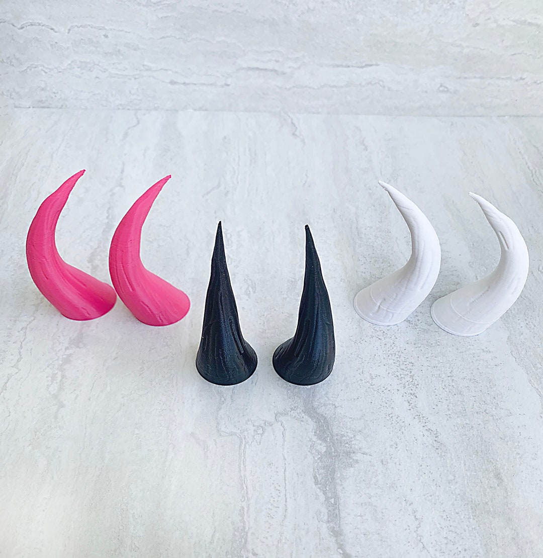 Cosplay Horns, Devil Horns, Demon Horns, Horns Headband, 3D Printed ...