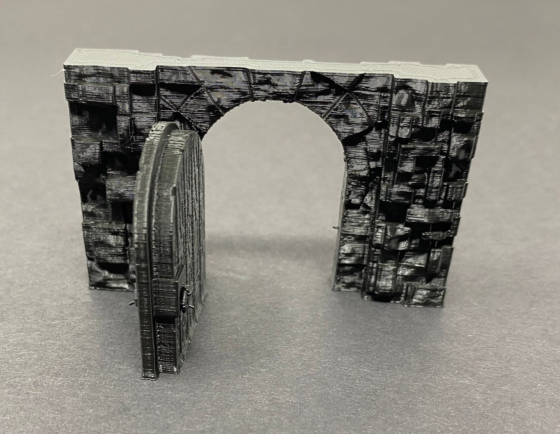 3D Printed Dungeon Door With Functional Door, Dnd, TTRPG, Game ...
