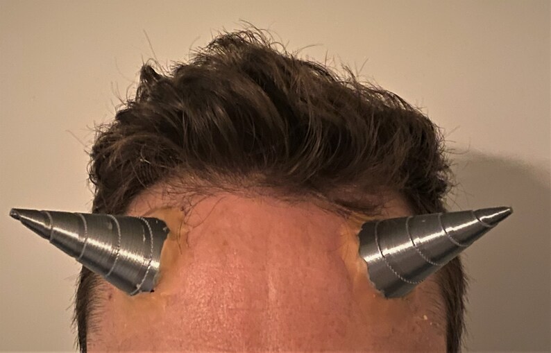 Spiral Horns, 3D Printed Horns, Cosplay Horns, Devil Horns, Demon Horns ...