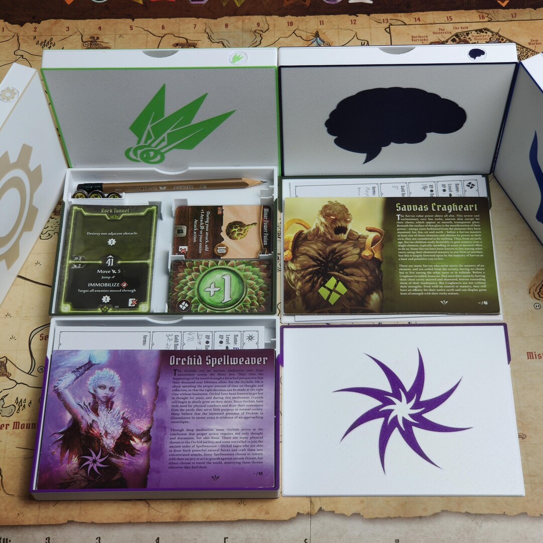 Character Class Boxes for Gloomhaven and JOTL | STL File for 3D ...