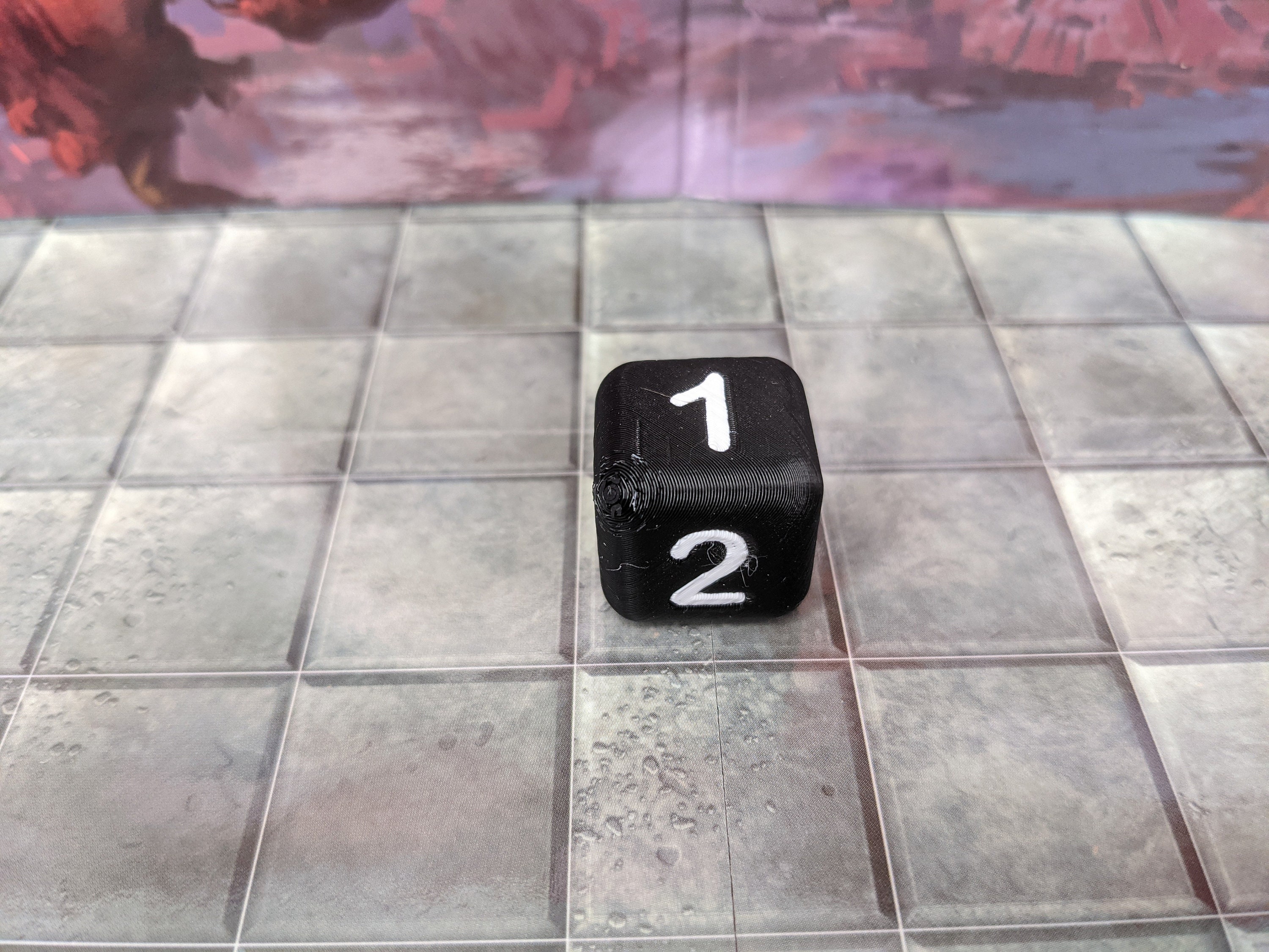 Weighted D6 Dice 6-sided Loaded Die 3D Printed Lucky and - Etsy