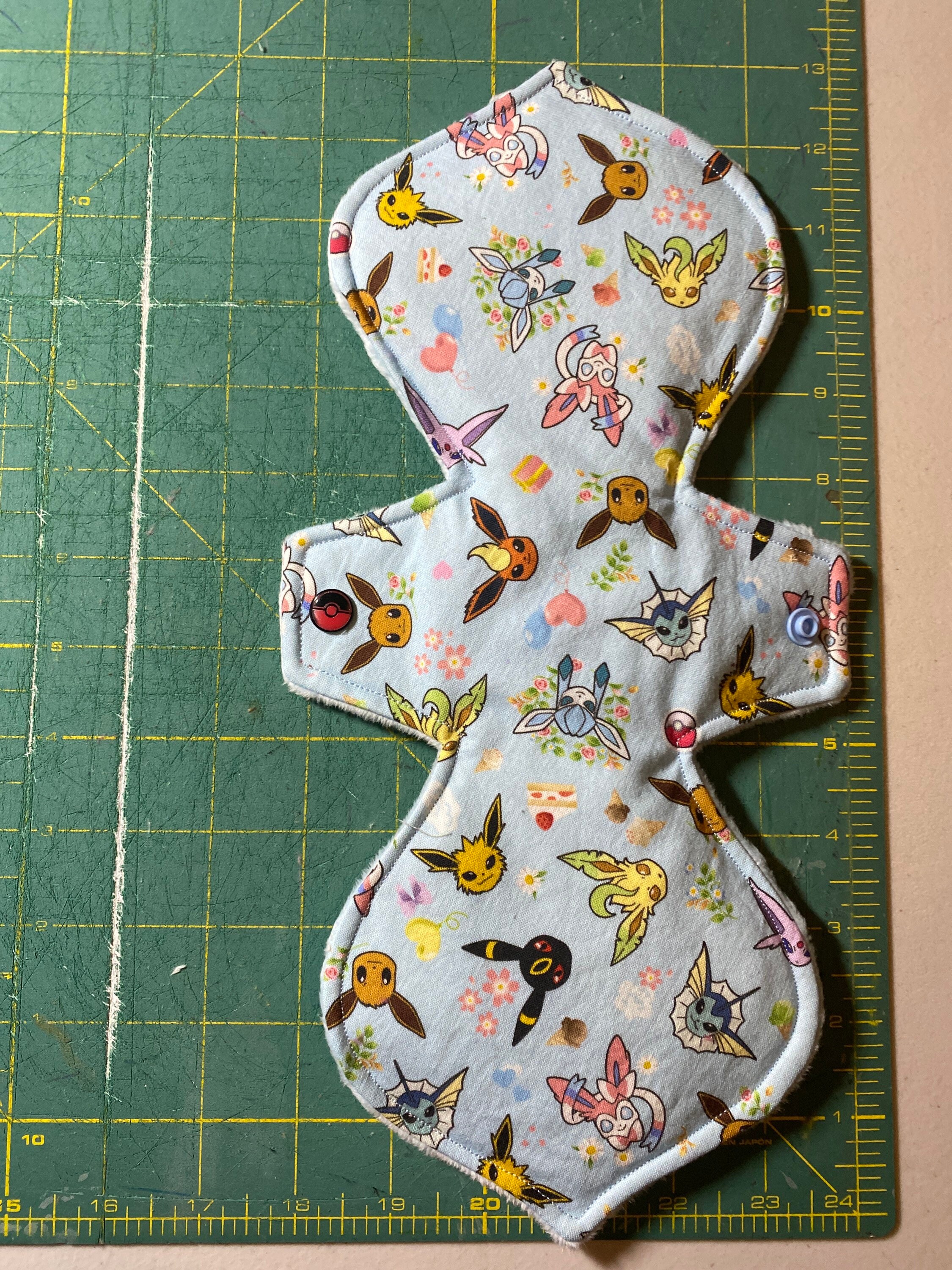 12 Pokémon Cloth Mensural Pad | Etsy