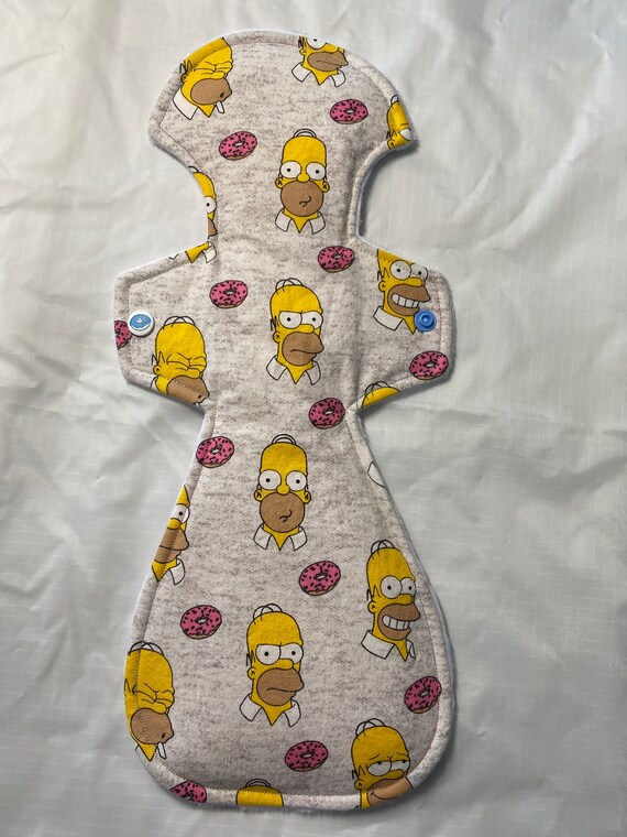 14 Homer Simpson Cloth Mensural Pad | Etsy