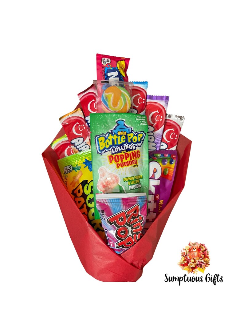 2 Bulk Airheads Candy Hand Tie Bouquet - Birthday - Graduation ...