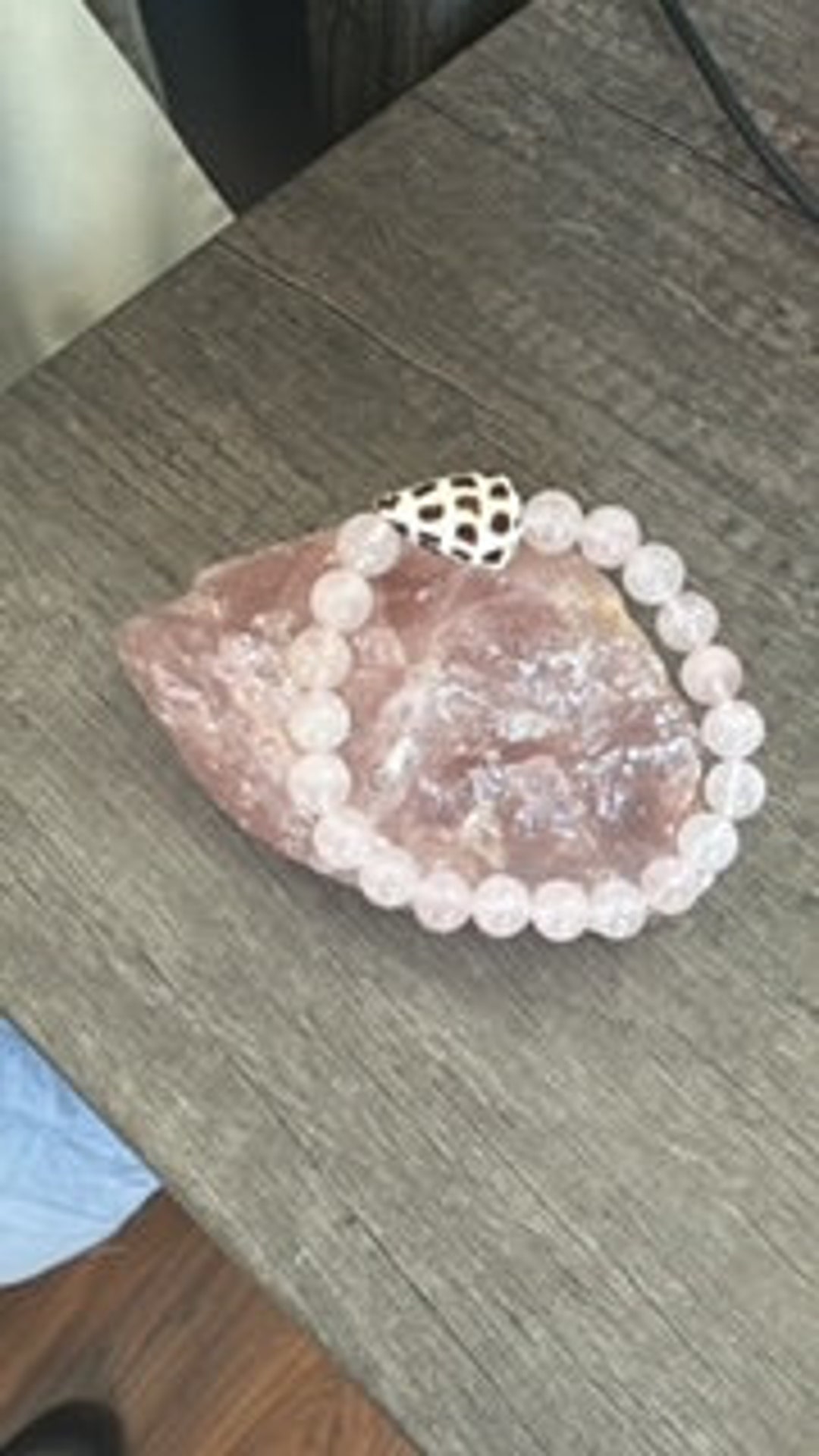 Rose Quartz Shell Bracelet, Healing Bracelet, Boho Chic, Wedding ...