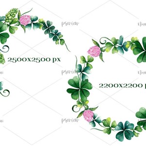Watercolor Clover Clipart, St Patricks Day Clipart, Shamrock Clipart ...