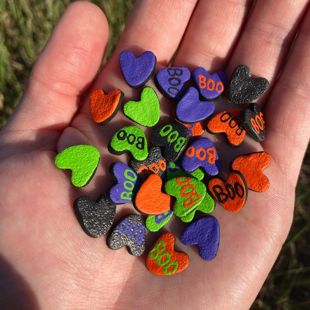 Miniature Halloween Pumpkin BOO Heart Cookies for Dollhouse - Etsy