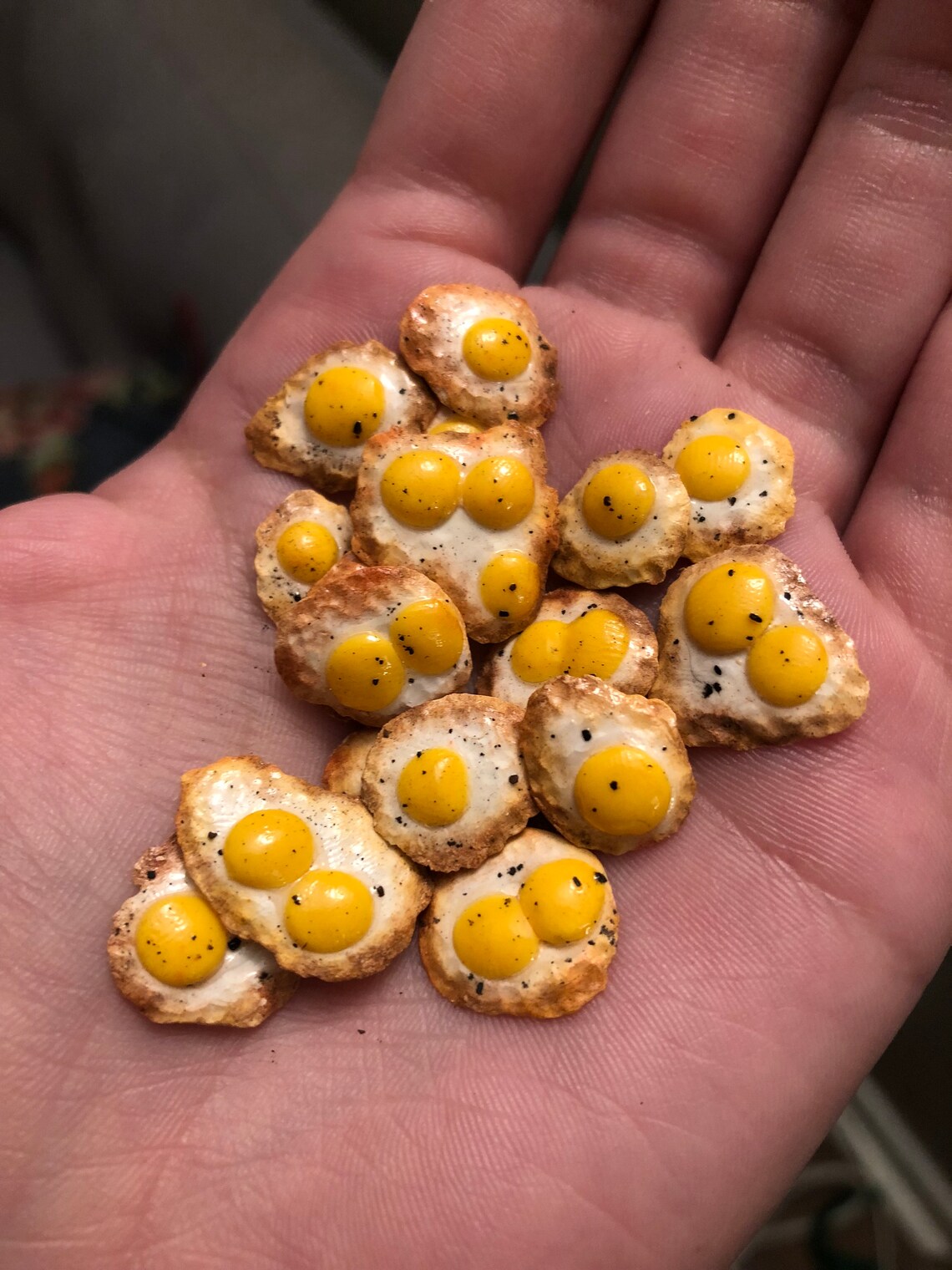 Miniature 1:12 Breakfast Pancakes Eggs Bacon Polymer Clay | Etsy