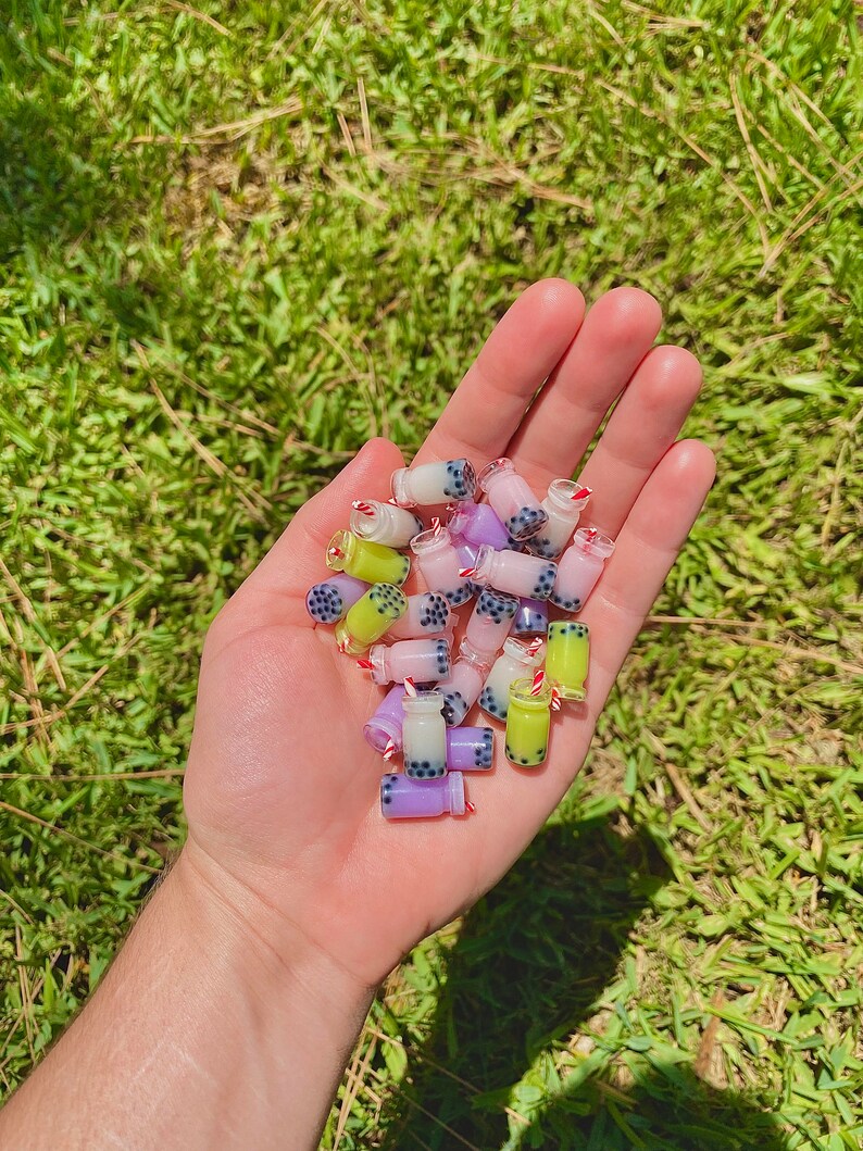 Miniature Boba Bubble Tea for Dollhouse 3/4in Barbie Calico - Etsy