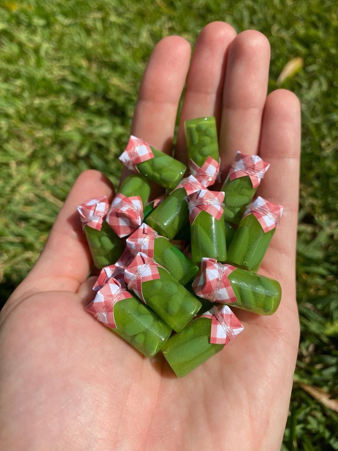 Miniature Pickles and Mini Pickle Jars for Dollhouse Farmers Market ...