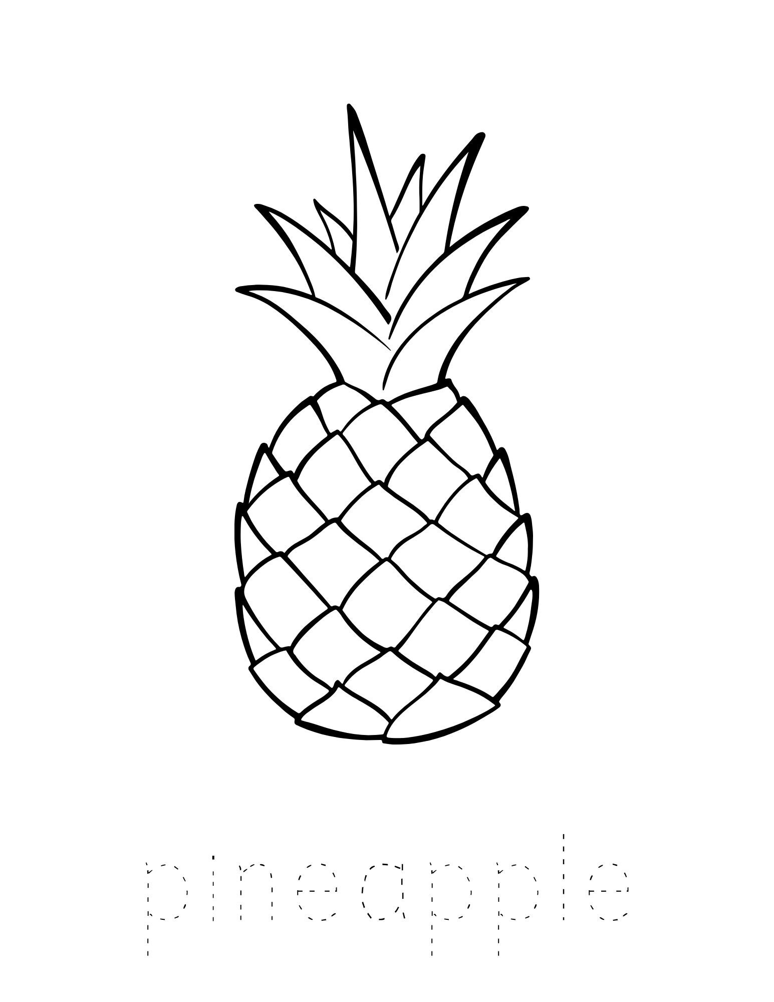 Fruit Coloring Book and Word Tracing for Kids 20 Pages - Etsy