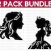 Princess Mini SVG Bundle , Princess Svg, Little Girl SVG, Princess ...
