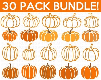 Pumpkin SVG Bundle, Pumpkin SVG, Pumpkin Vector, Halloween Svg, Pumpkin ...